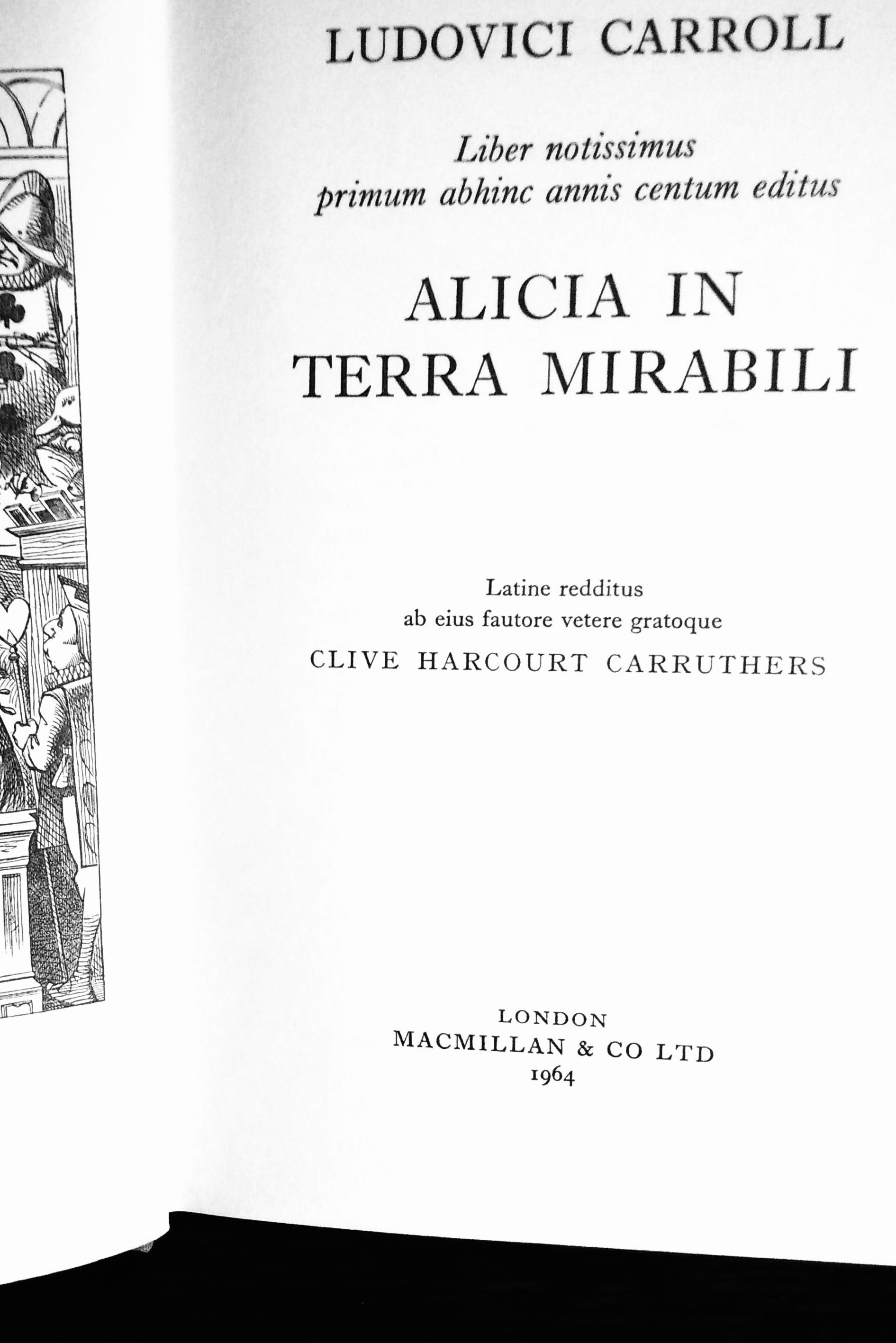 Rare First Edition LATIN Version of ALICE in WONDERLAND (alicia in ...