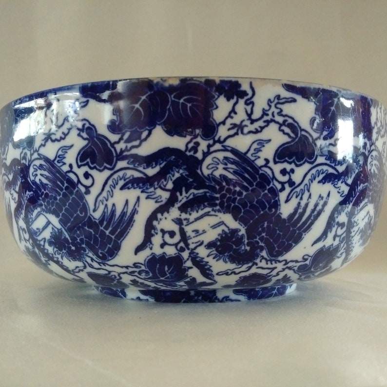 Rare Flow Blue Royal DOULTON mythical Birds | Etsy