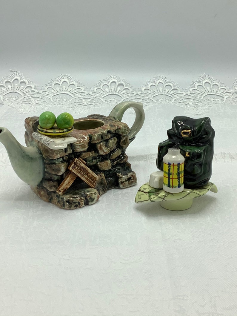 One-cup “hiker’s Rest” Teapot Hand-made in England / Quirky Scarce-to ...