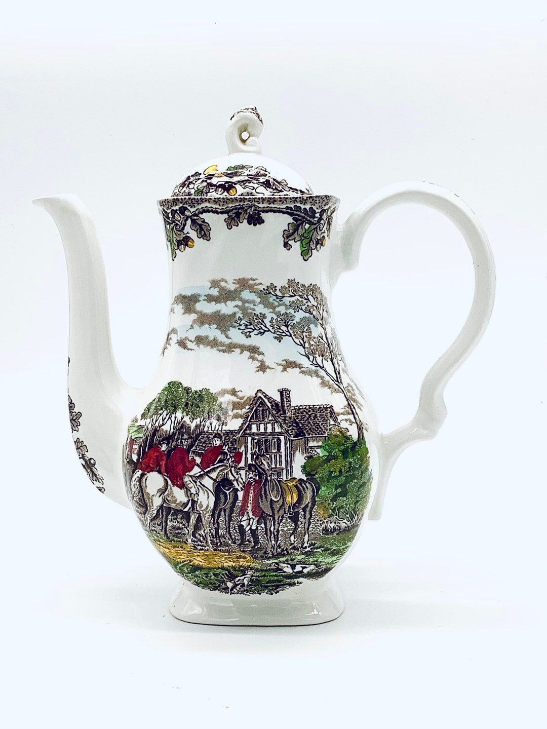 Perfect! Large Coffee Pot Featuring Horse & Hounds Made by MYOTTS ...