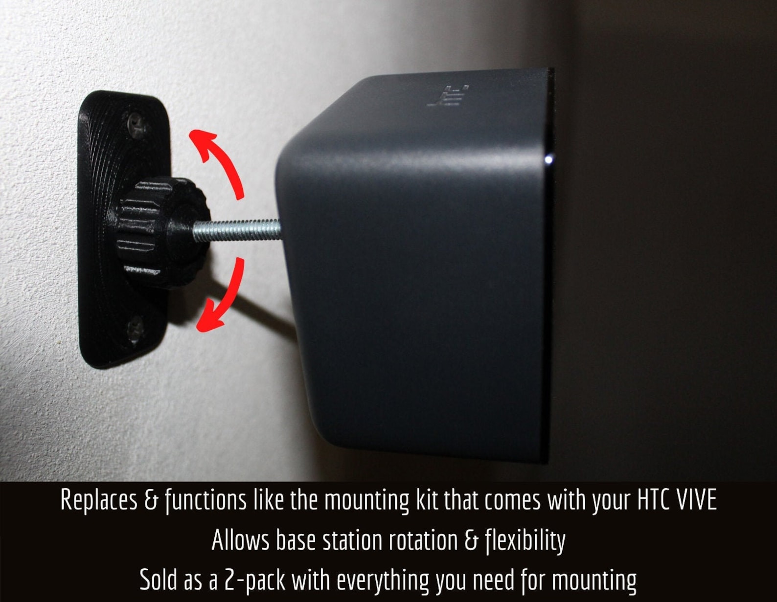 2-pack Wall Mount/anchor Replacement for HTC VIVE Base Station - Etsy