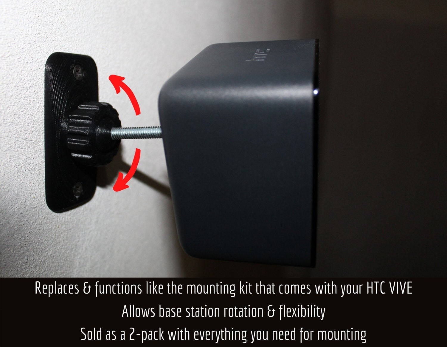 2-pack Wall Mount/anchor Replacement for HTC VIVE Base Station - Etsy