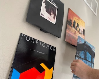 Multi-pack Minimalist Vinyl Wall Mounts Damage-free Album Holders, Wall ...