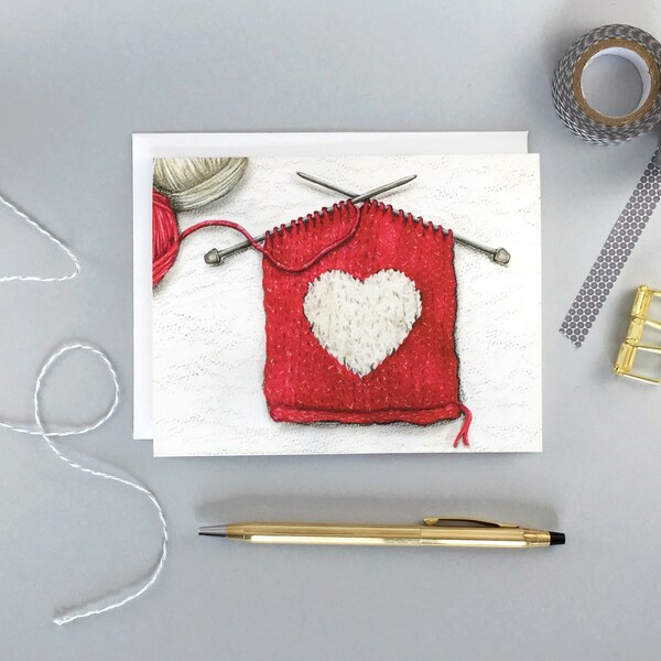 Knitting Card - Etsy