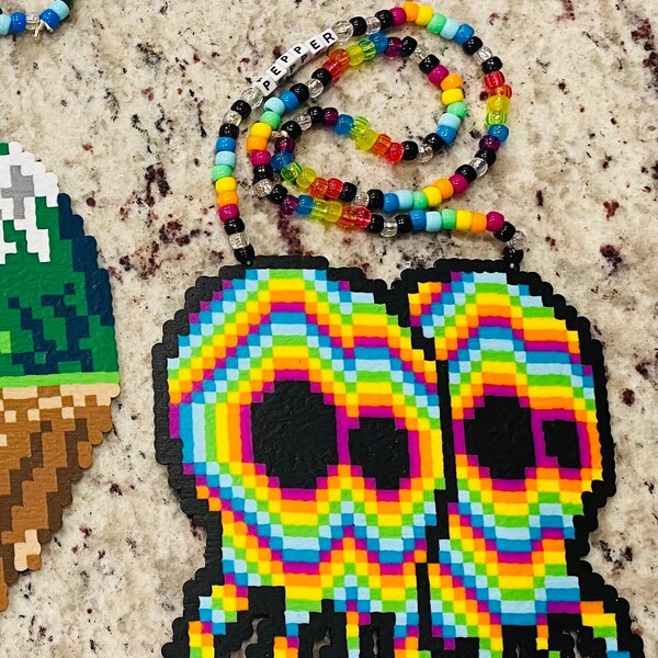 Trippy Perler - Etsy