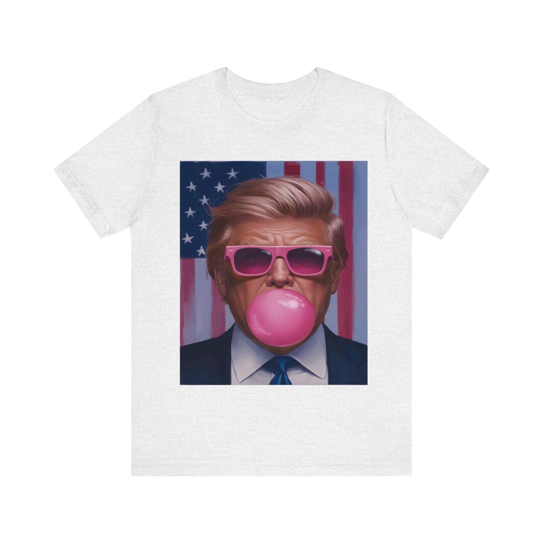 Donald Trump Blowing Bubble Gum - Etsy