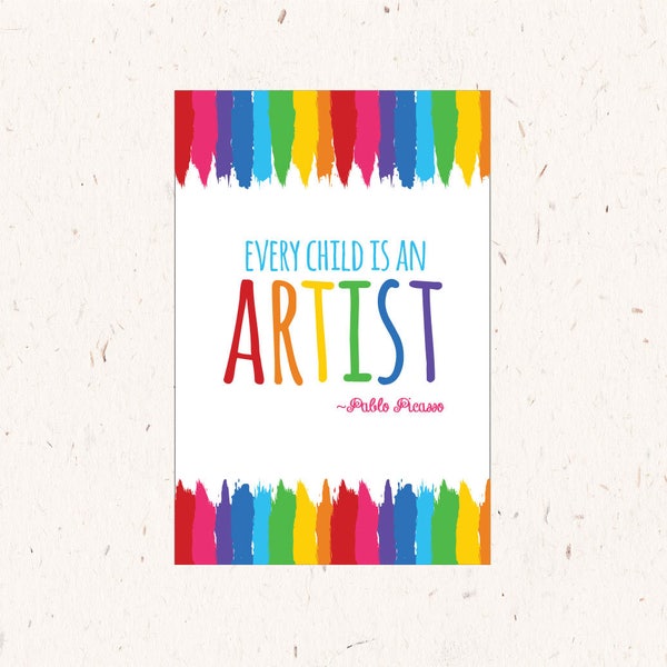 Every Child is an Artist - Etsy