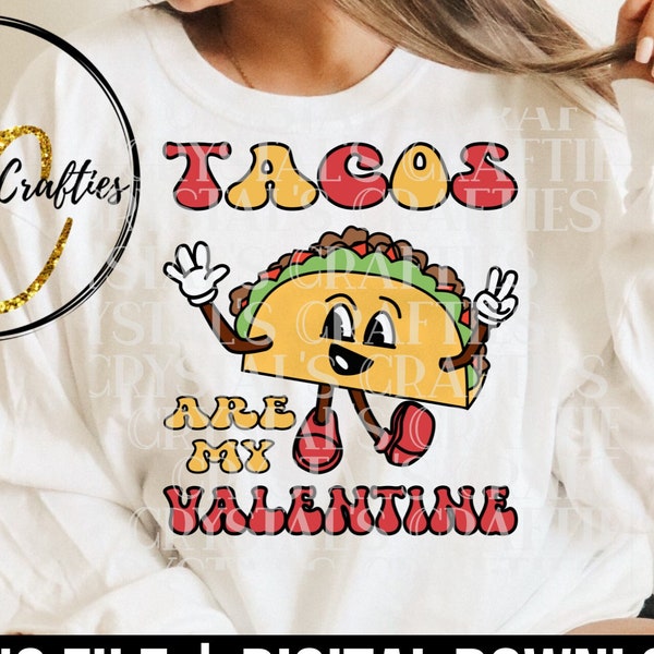 Taco Valentine Svg Etsy