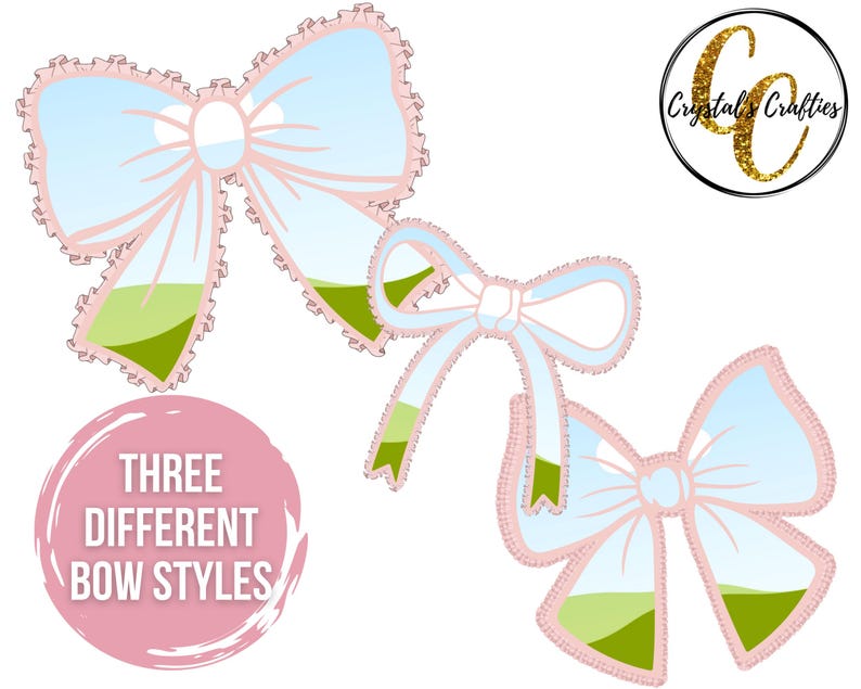 Bow Canva Templates, Ribbon Canva Frame, Coquette Bow With Ruffles ...