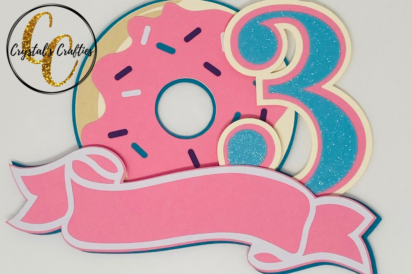 Donut Cake Topper SVG, Cake Topper SVG, Girls Birthday Cake Topper SVG ...