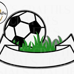 Soccer Cake Topper SVG, Boys Cake Topper SVG, Birthday Cake Topper ...