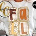 Preppy Hello Fall PNG, Square Fall PNG Design, Doodle Border Fall PNG ...