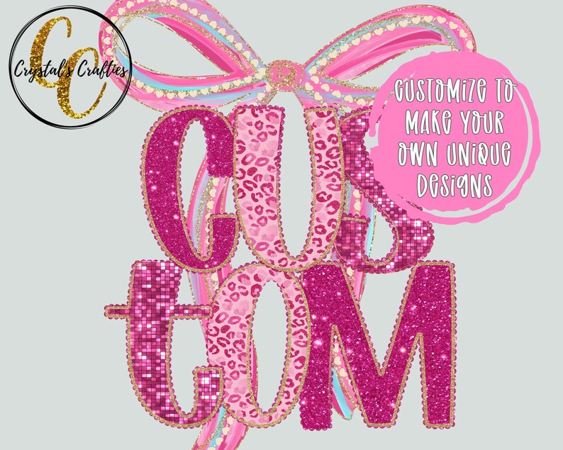 Glitter Outline Canva Letters, Lace Border Alpha, Glitter Border ...