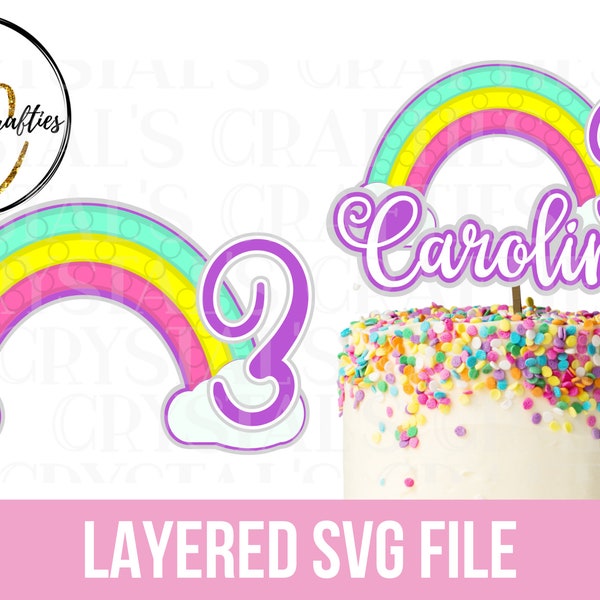 Rainbow Cake Pop - Etsy