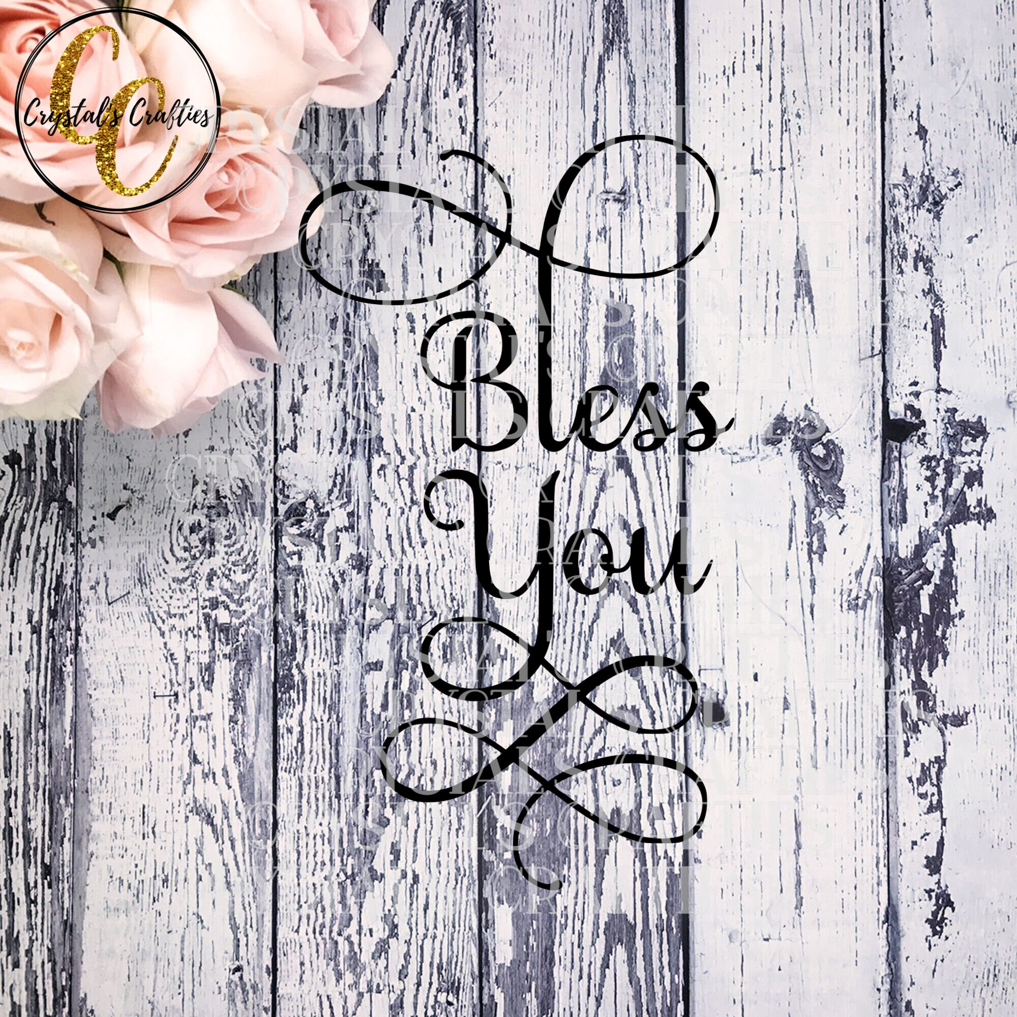 Bless You SVG Mason Jar SVG's Mason Jar Tissue Holder | Etsy