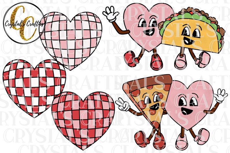 Valentines Clipart Valentines Day Clipart Valentines Clip - Etsy