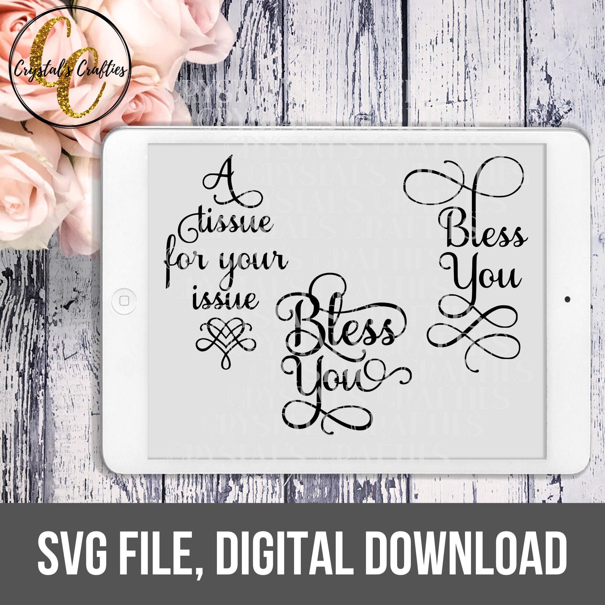 Bless You SVG Mason Jar Svg's Mason Jar Tissue Holder - Etsy Canada