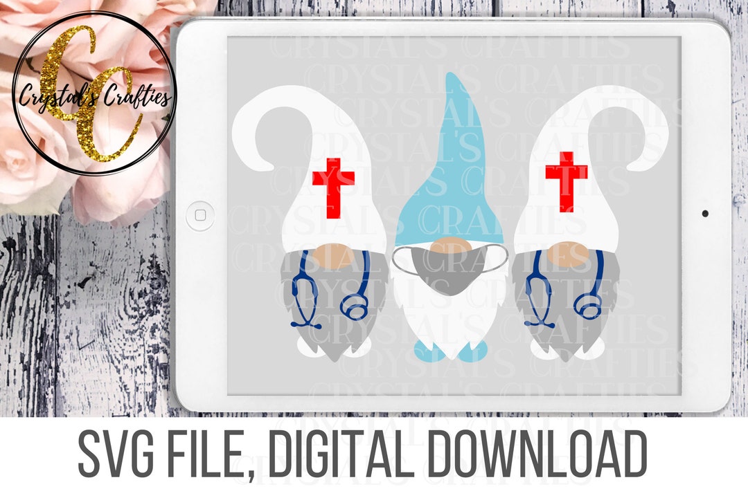 Nurse Gnomes SVG, Doctor Gnomes SVG, Medical Gnomes SVG, Gnome Svg ...