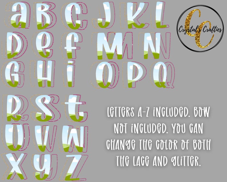 Preppy Canva Lettering Bundle, Canva Alphabet Frames Bundle, Preppy ...