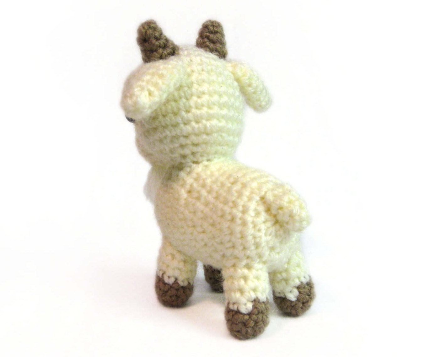 PATTERN: Crochet Amigurumi Cute White Billy Goat Stuffed - Etsy