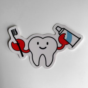 Toothy Sticker - Etsy