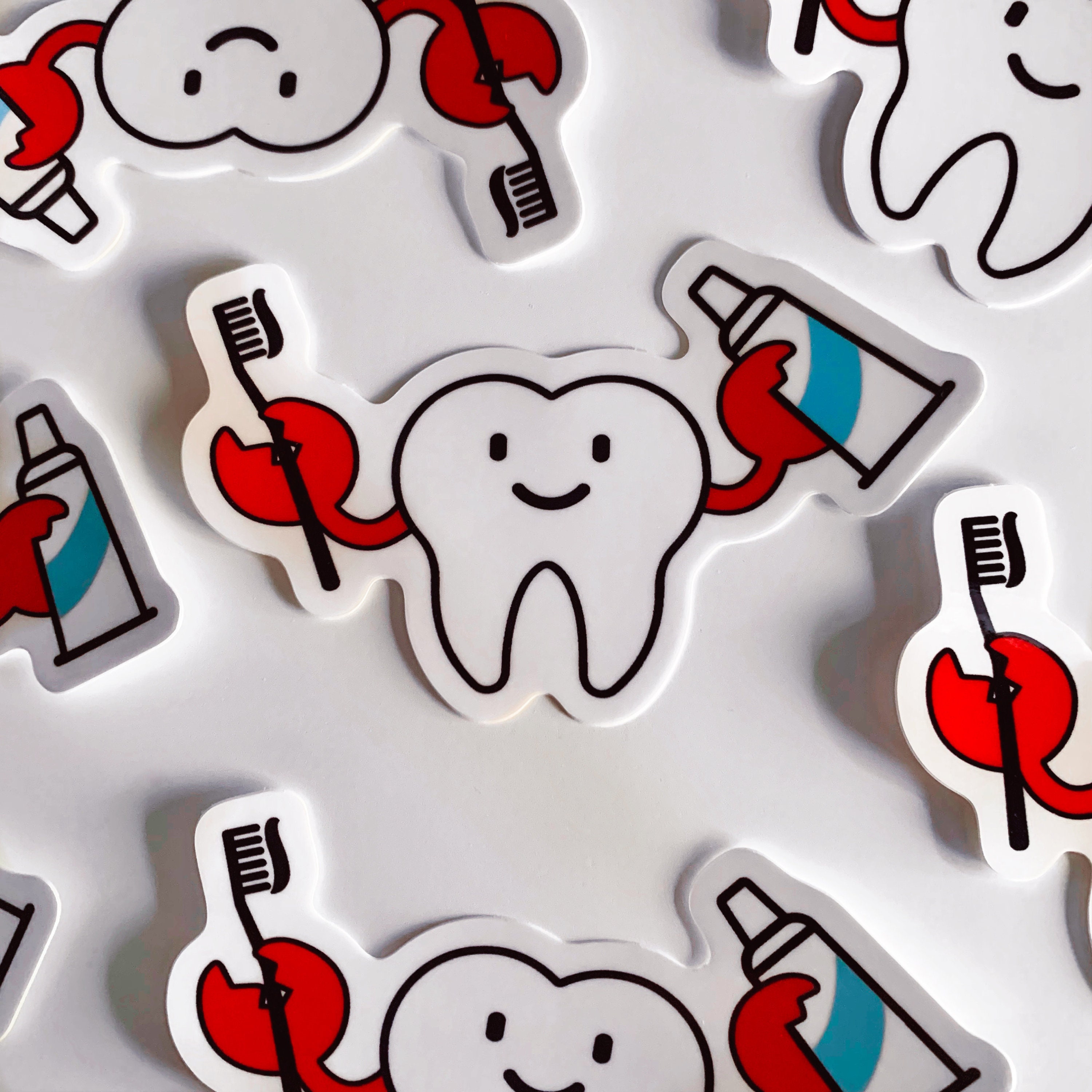 Toothy Sticker - Etsy