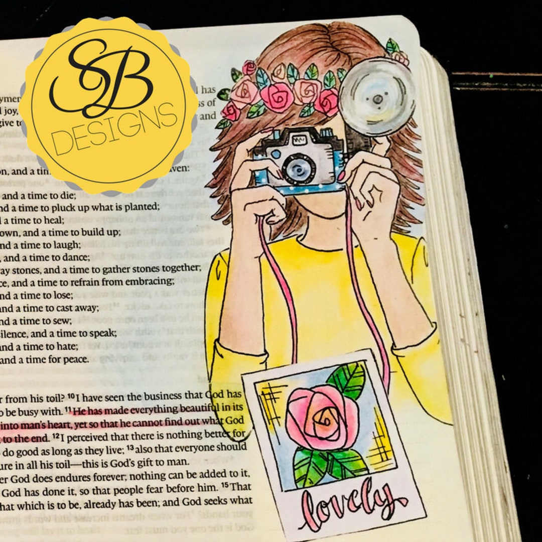 Stay Focused Sample Page for Bible Art - Etsy