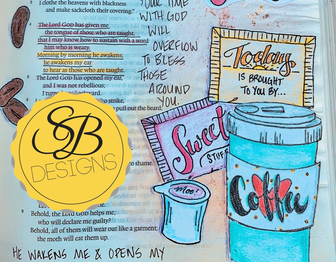 Printable 3-page My Cup Overflows "color Cut Pray" Set - Etsy