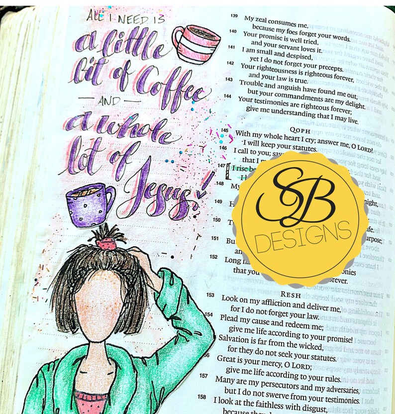 Printable 3-page My Cup Overflows "color Cut Pray" Set - Etsy