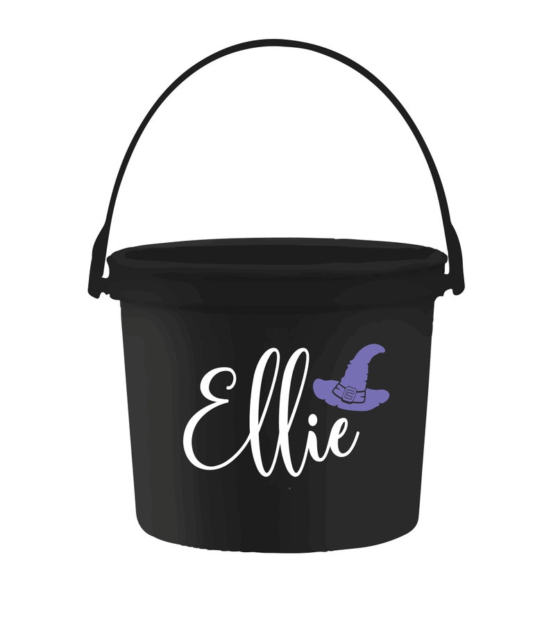 Halloween Decals Personalized Sticker Buckets Yeti Cups | Etsy