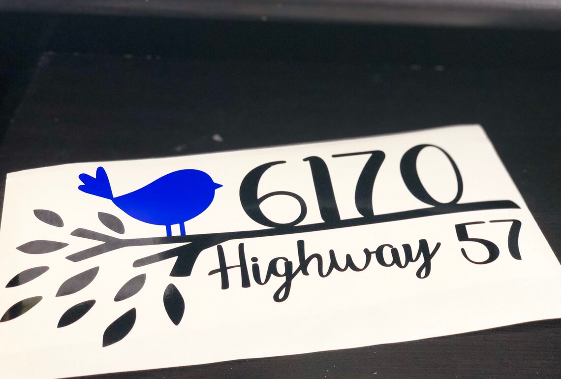 Mailbox Decal Bird Mailbox Mailbox Bird Decals Mailbox | Etsy