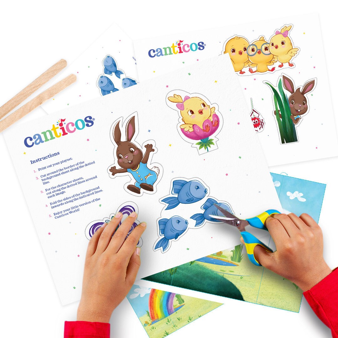 Canticos PRINTABLE Playset Activities for Toddlers PDF - Etsy España