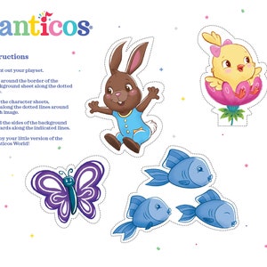 Canticos PRINTABLE Playset Activities for Toddlers PDF Download DIGITAL ...
