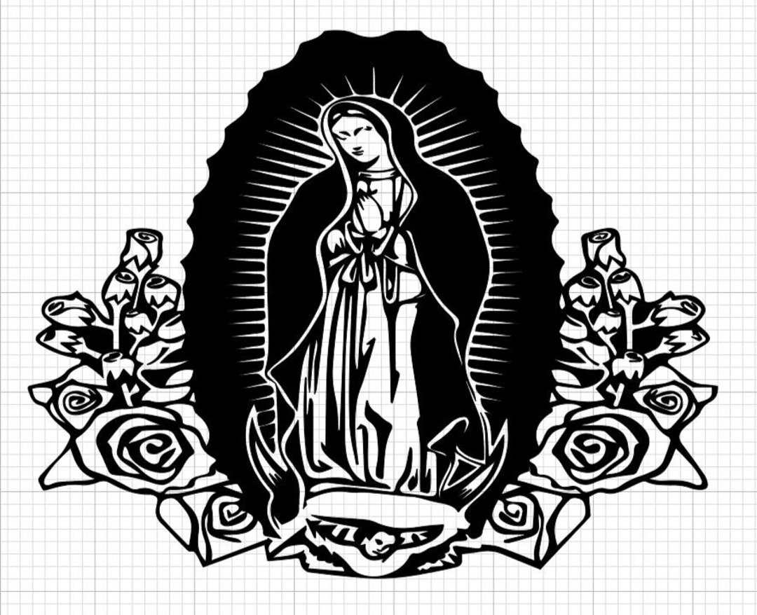Virgin Mary Religious SVG File | Cut File for Cricut | Cricut SVG ...