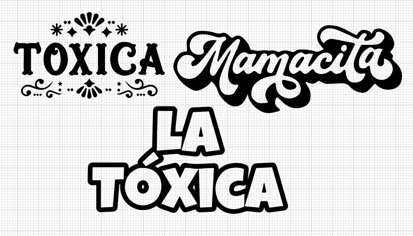 Toxica La Toxica Mamacita SVG Cut File Bundle Toxica Shirt - Etsy España