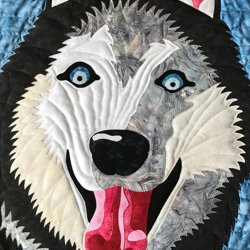 Siberian Husky Pattern to Make 18x18 Quilt or Pillow - Etsy