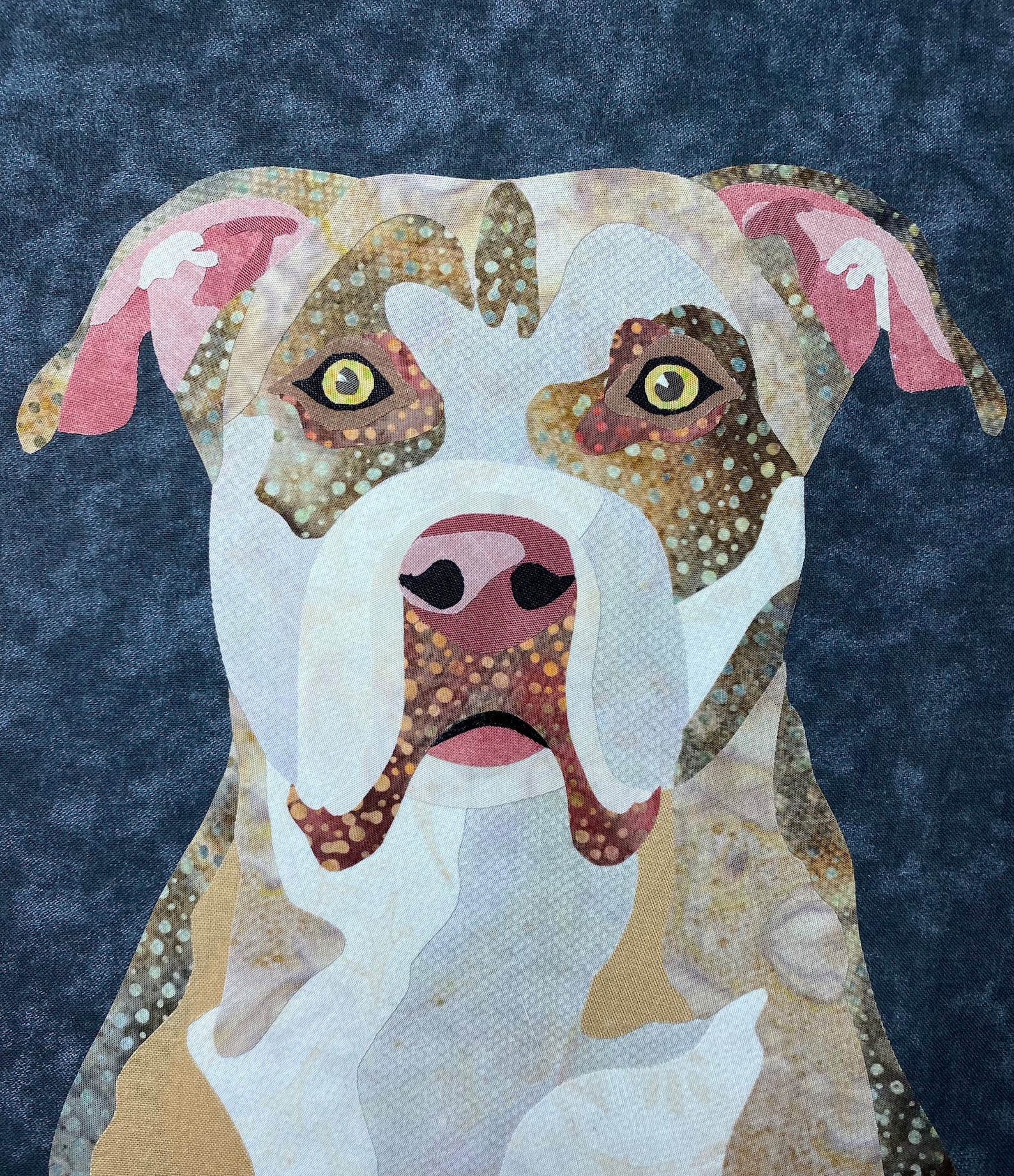 Pit Bull Pattern to Make 18x18" Quilted Wall Hanging or Pillow - Etsy