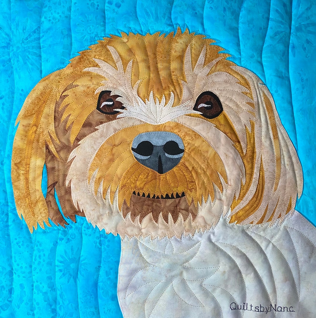 Blonde Yorkie Pattern to Make an 18"x18" Design - Etsy