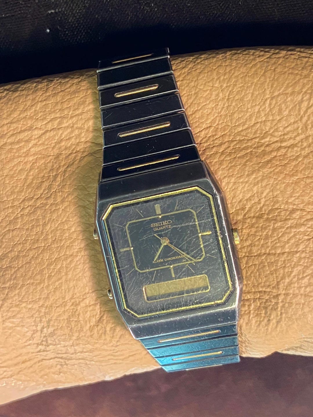 1980's SEIKO QUARTZ Duo-display Watch H601 - Etsy