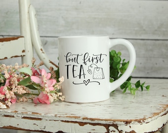 But First Tea Mug | Etsy