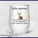 Life Status Wine Tumbler Custom Wine Tumbler Wine Lover - Etsy Canada