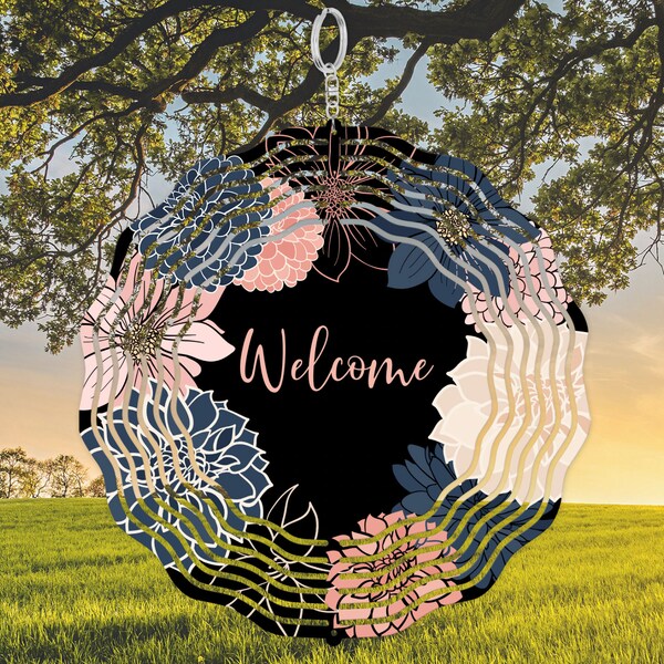 Welcome Wind Spinner Png - Etsy