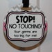 Don't Touch Baby Sign No Kissing Baby Sign Car Seat - Etsy