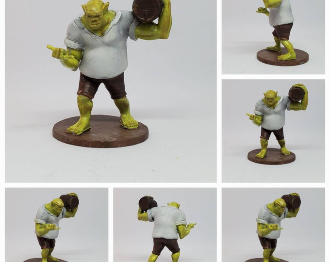 Dnd Hand Painted Ogre Miniature Figure - Etsy