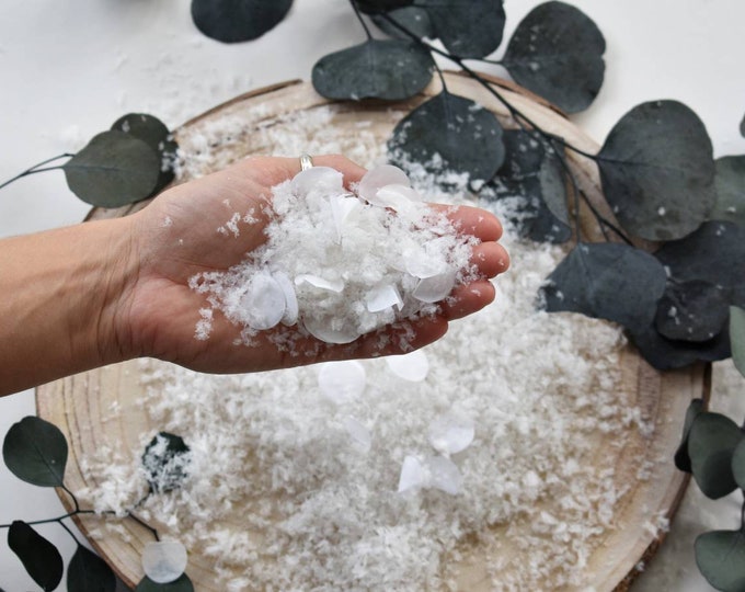 Eco Friendly Fake Snow Dissolvable Winter Confetti - Etsy