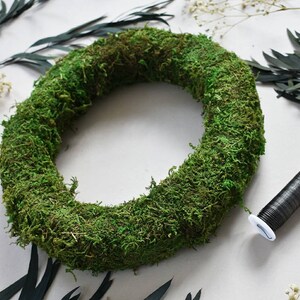 Dried Moss Ring for Wreath Making | Christmas Wreath DIY | Moss Wreath ...