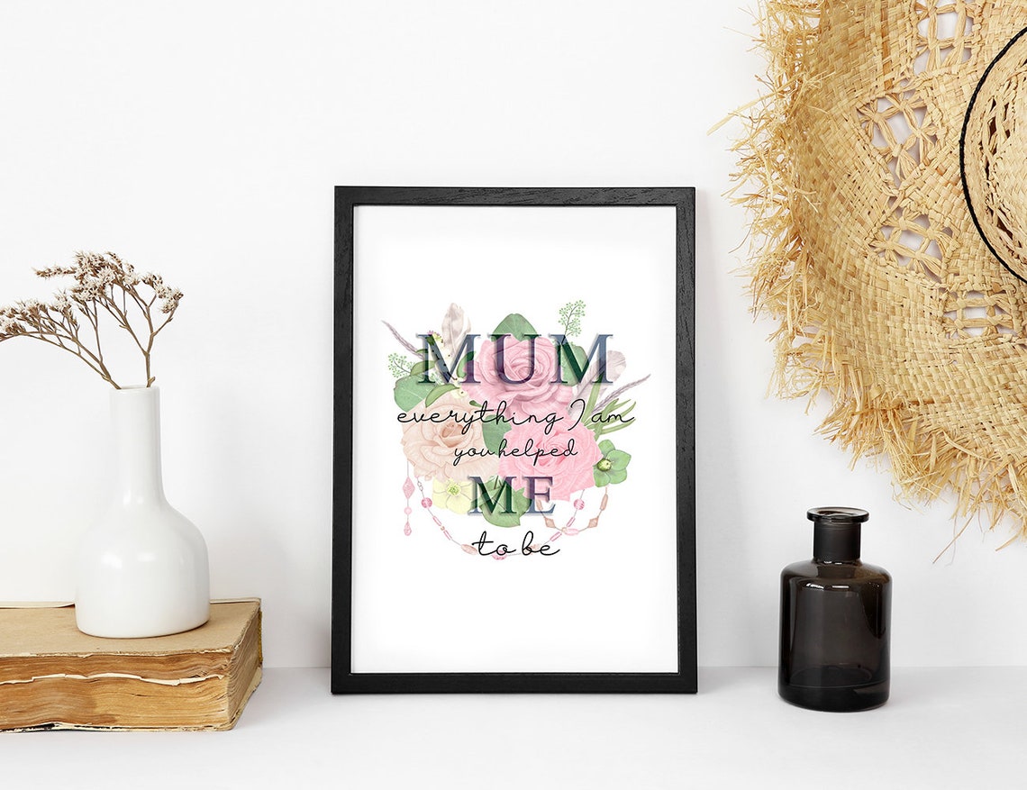 Mum Print Download Digital Download Printable Gifts for | Etsy