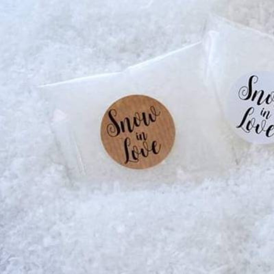 Snow Confetti Packets & Stickers Water Soluble Snowfetti® DIY - Etsy