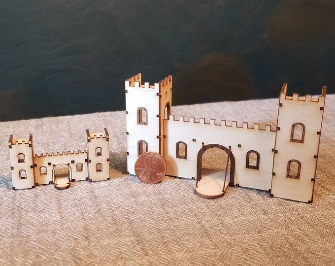 Miniature Wooden toy Castle for 1:6 112 and 124 - Etsy