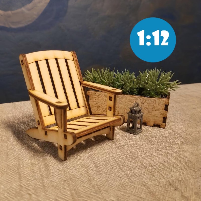 Miniature Adirondack Chairs - Etsy